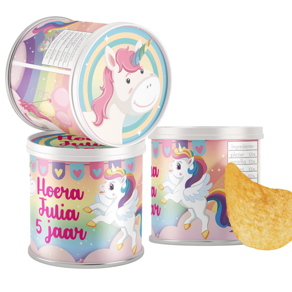 Unicorn Pringles wikkel