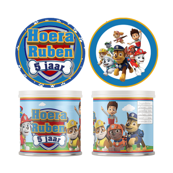 Paw Patrol Pringles wikkel
