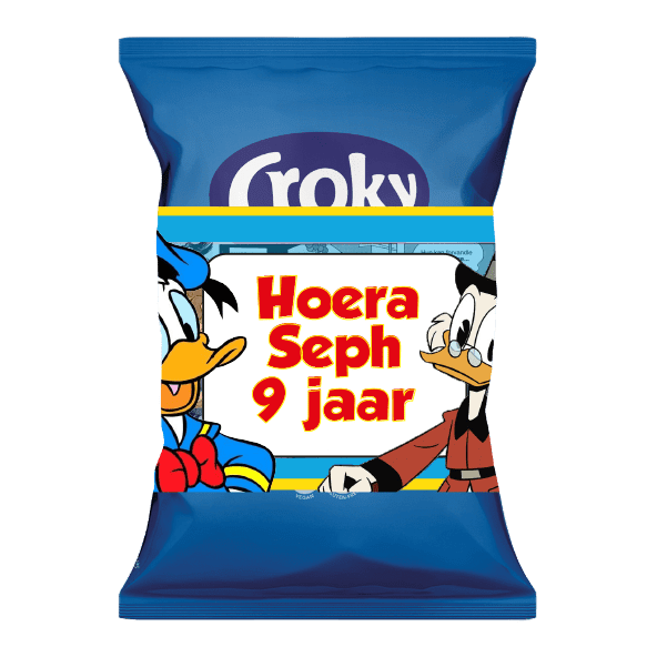 Donald Duck chips wikkel