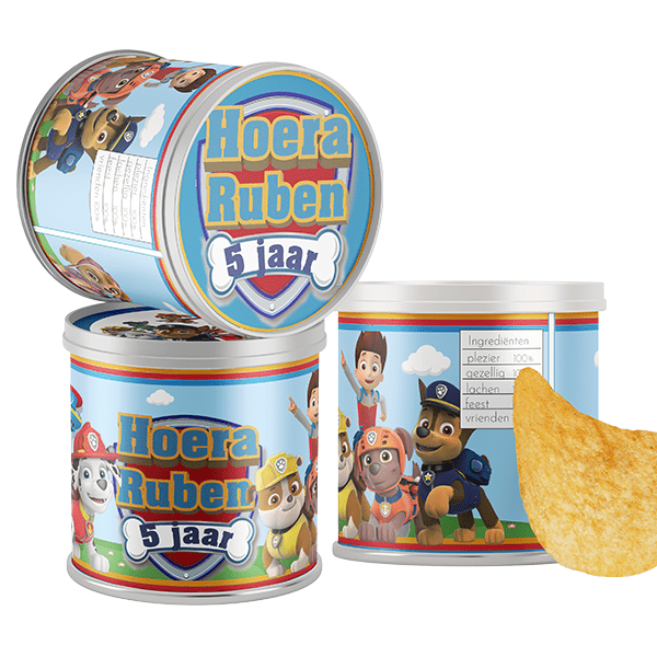 Paw Patrol Pringles wikkel