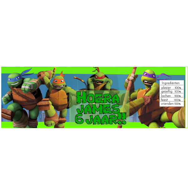 Ninja Turtles Pringles wikkel