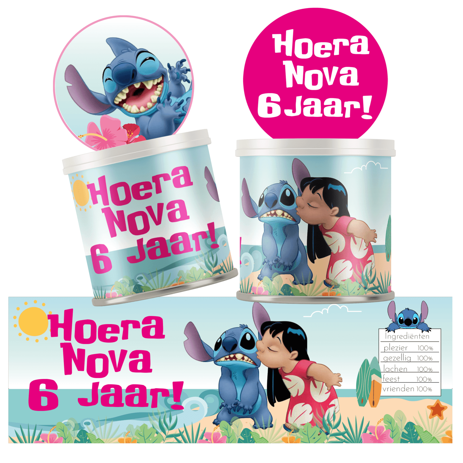 Lilo en Stitch Pringles wikkel