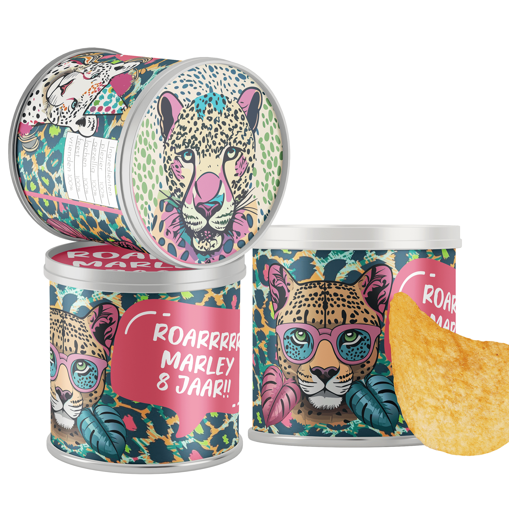 Panterprint Pringles wikkel