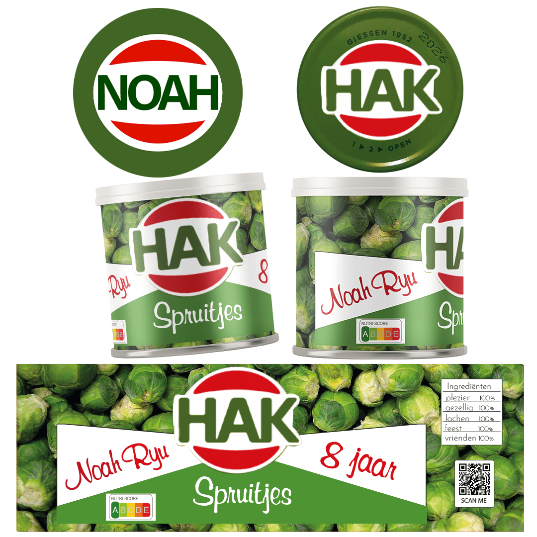 Spruitjes Pringles wikkel