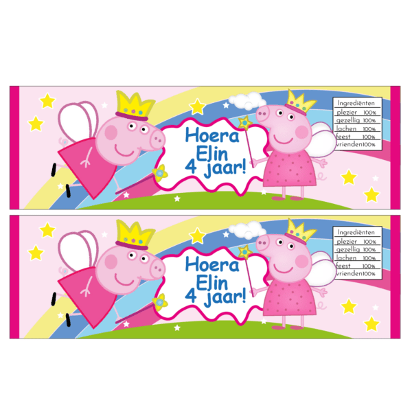 Peppa Pig Fairy chips wikkel